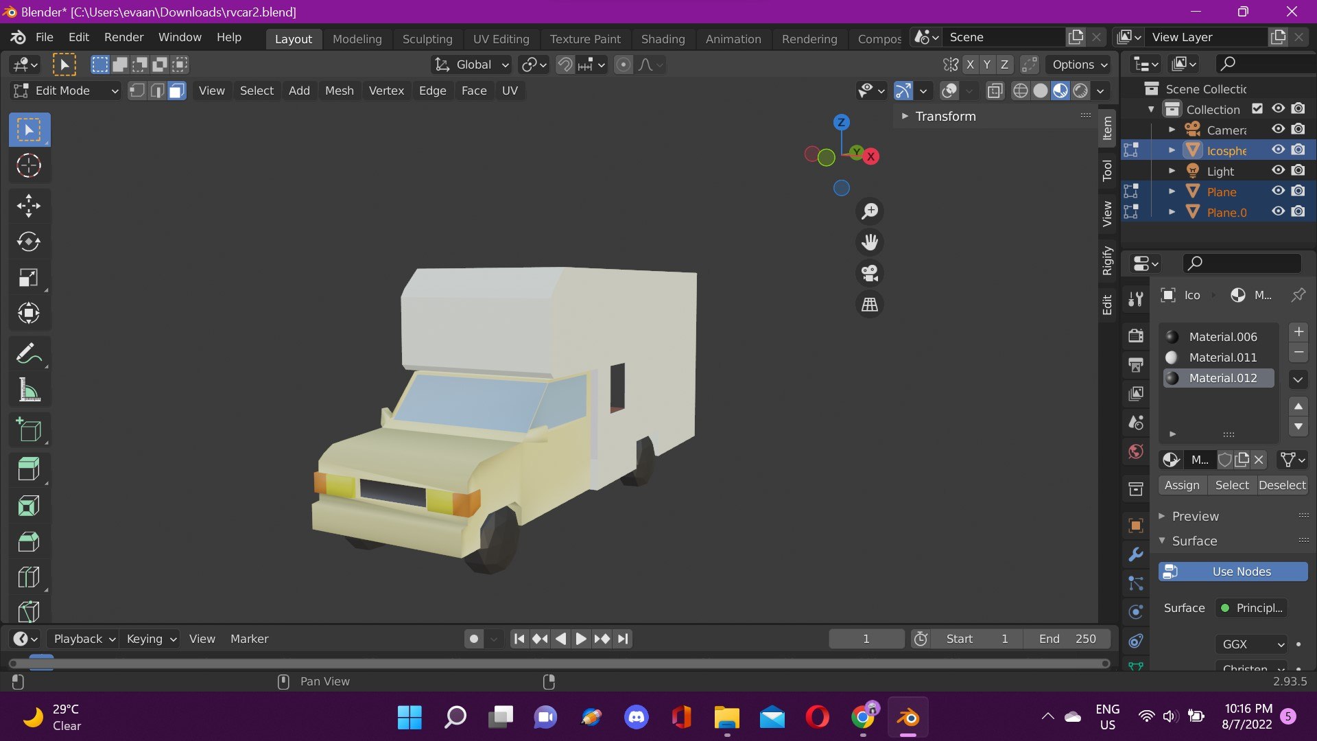 Rv Van3D模型 - TurboSquid 1939457