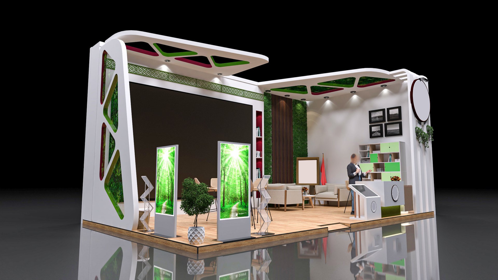 Exhibition stands 3D model3Dモデル - TurboSquid 2114012