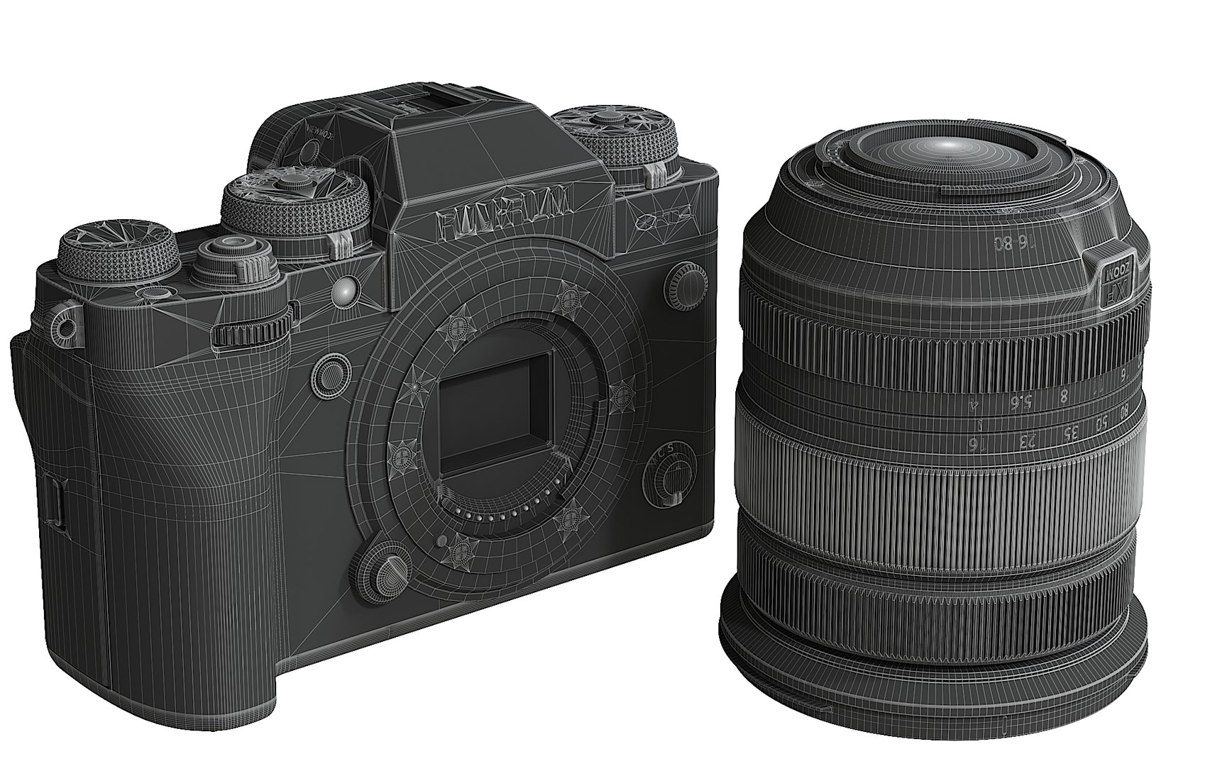 3D Fujifilm X-t4 Camera X Model - TurboSquid 1561916