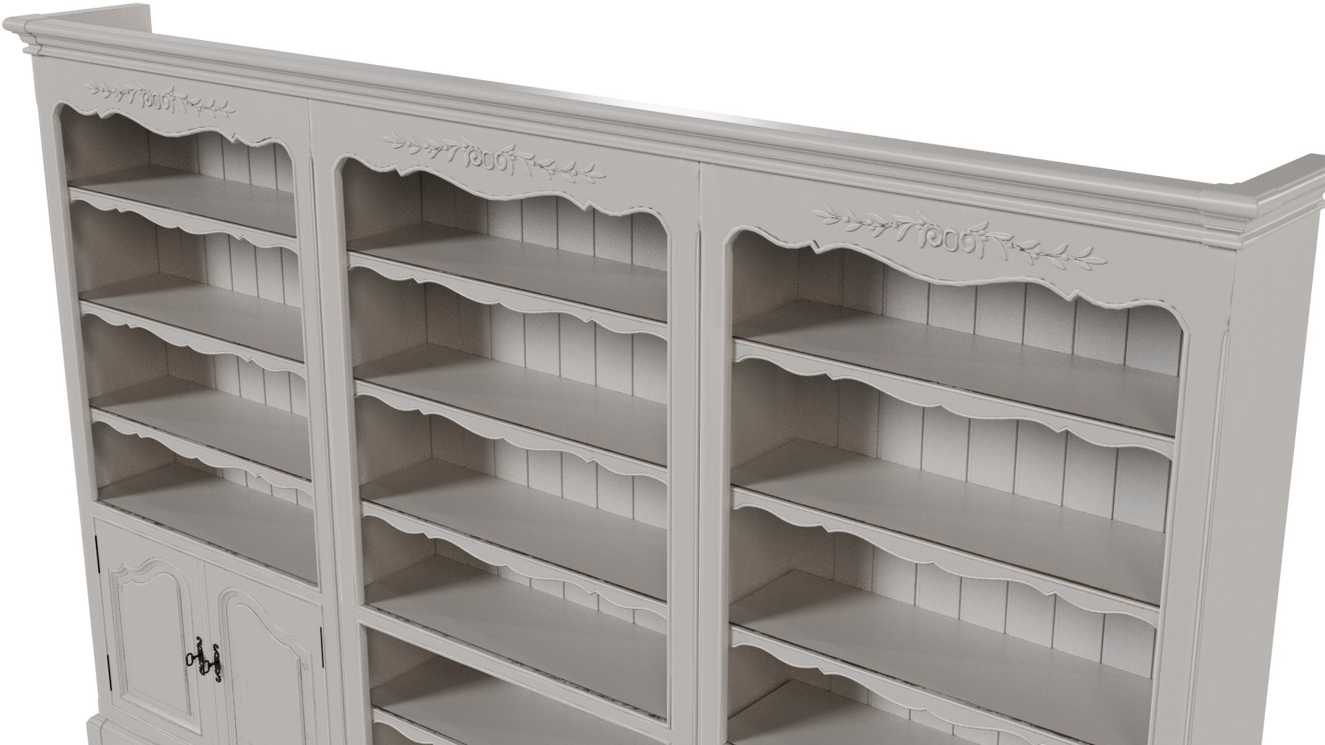 Marseille Library Of 3 Bookcases 3D Model - TurboSquid 2274740