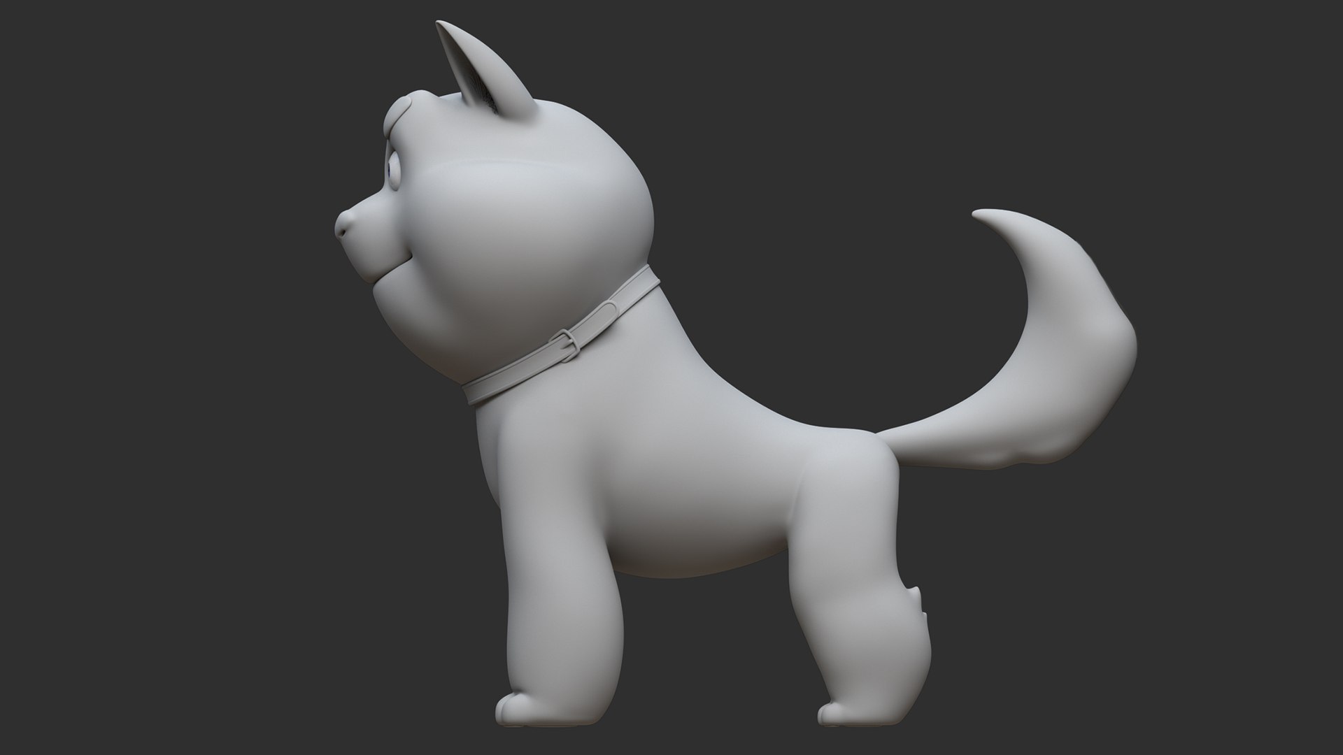 Advanced Rigging Cartoon Dog Low-poly 3D model 3D - TurboSquid 2133522