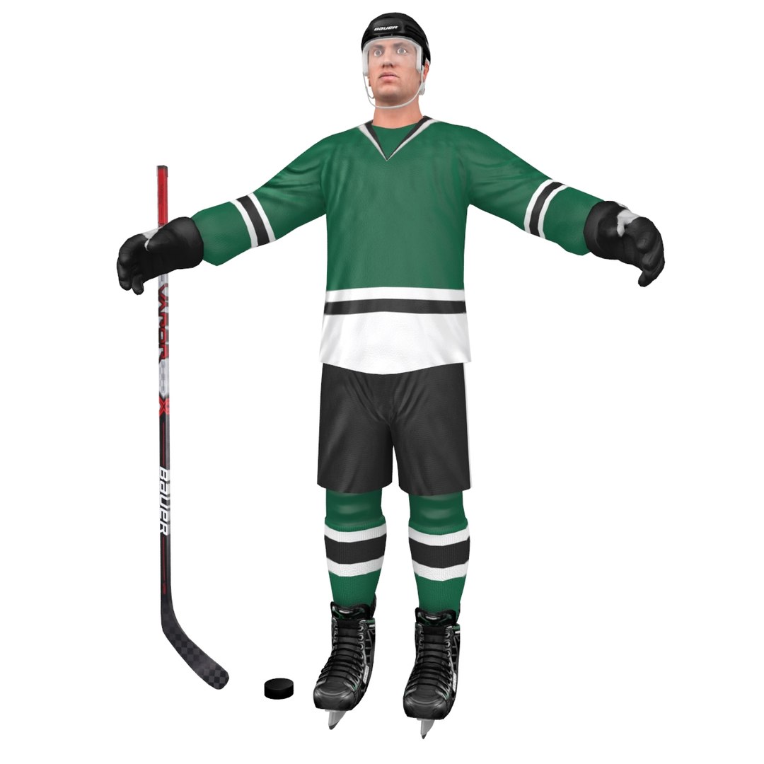 3D Hockey Player Model - TurboSquid 1278690