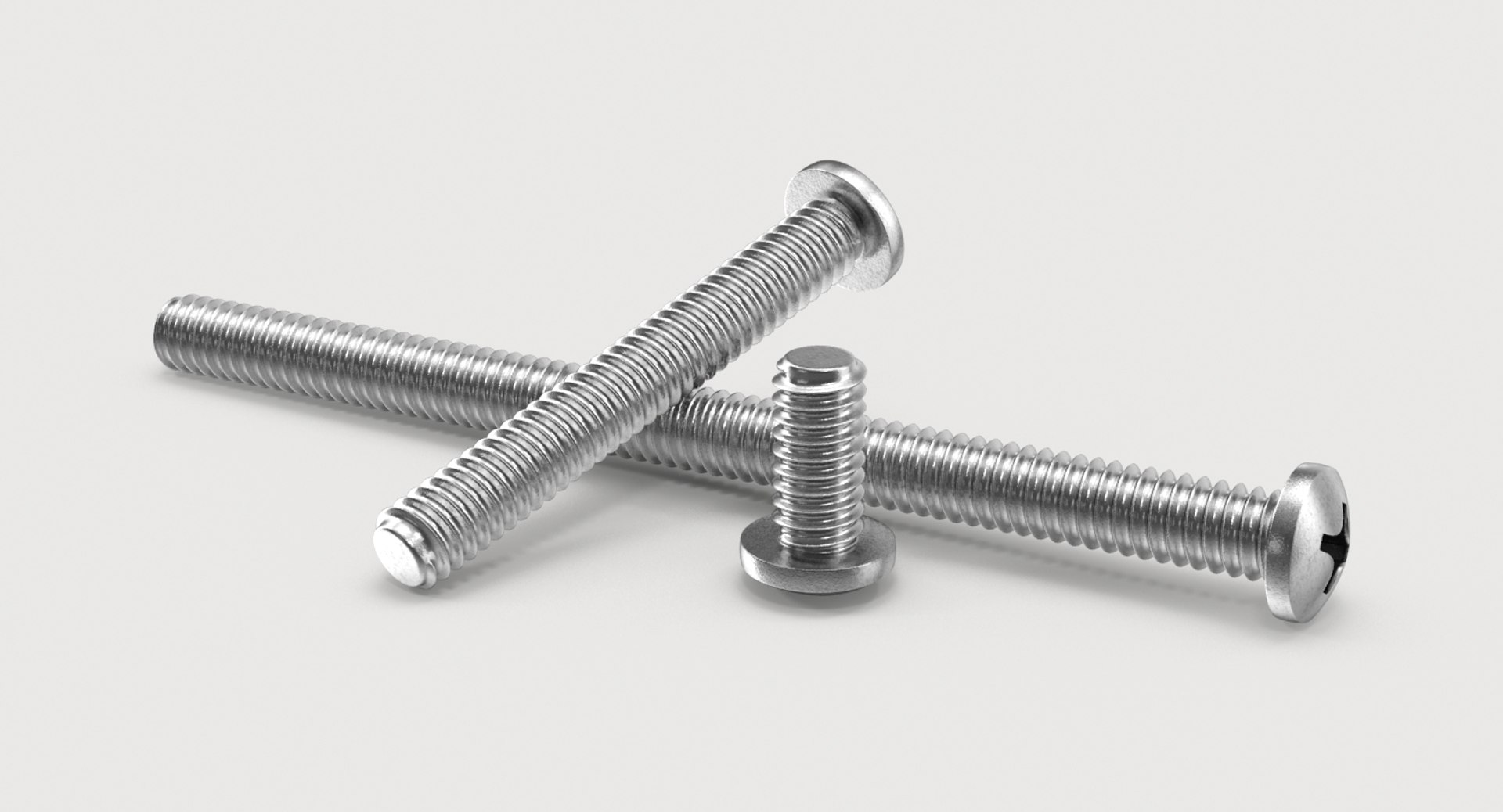 3d Machine Screws