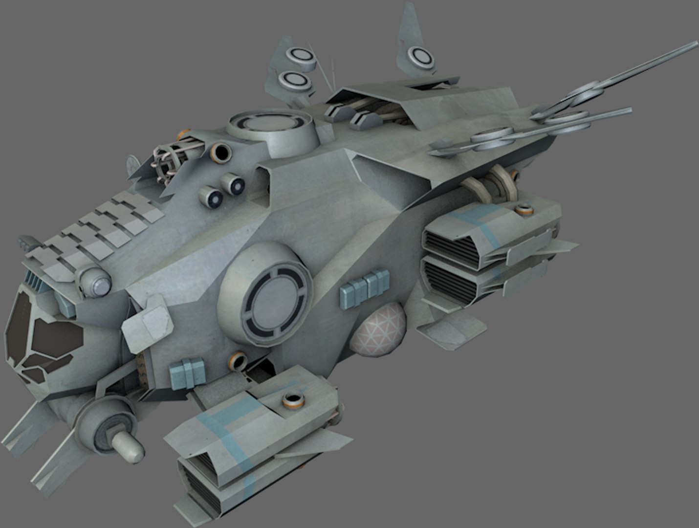 Interceptor Spaceships 3d 3ds