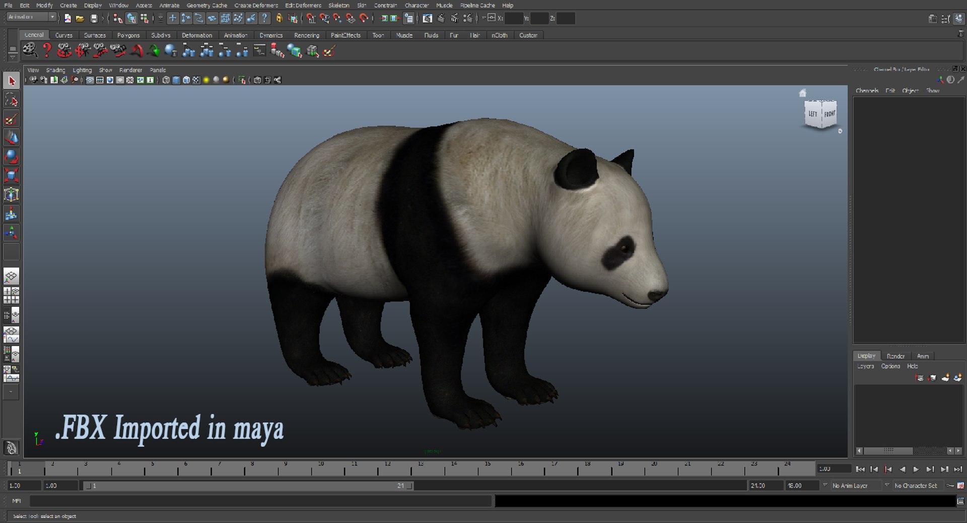 3D Giant Panda Fur Rigged - TurboSquid 1177786