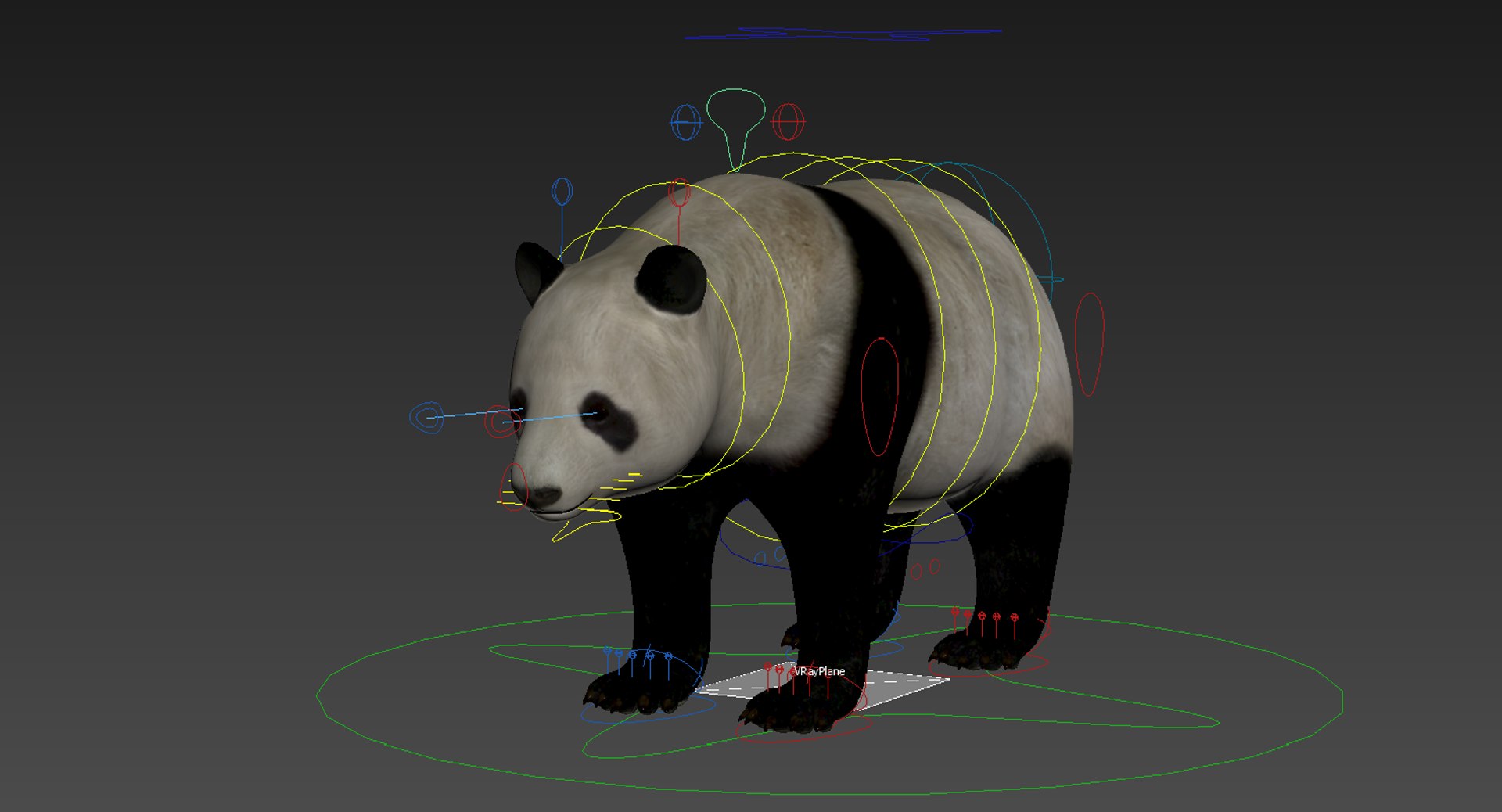3D Giant Panda Fur Rigged - TurboSquid 1177786