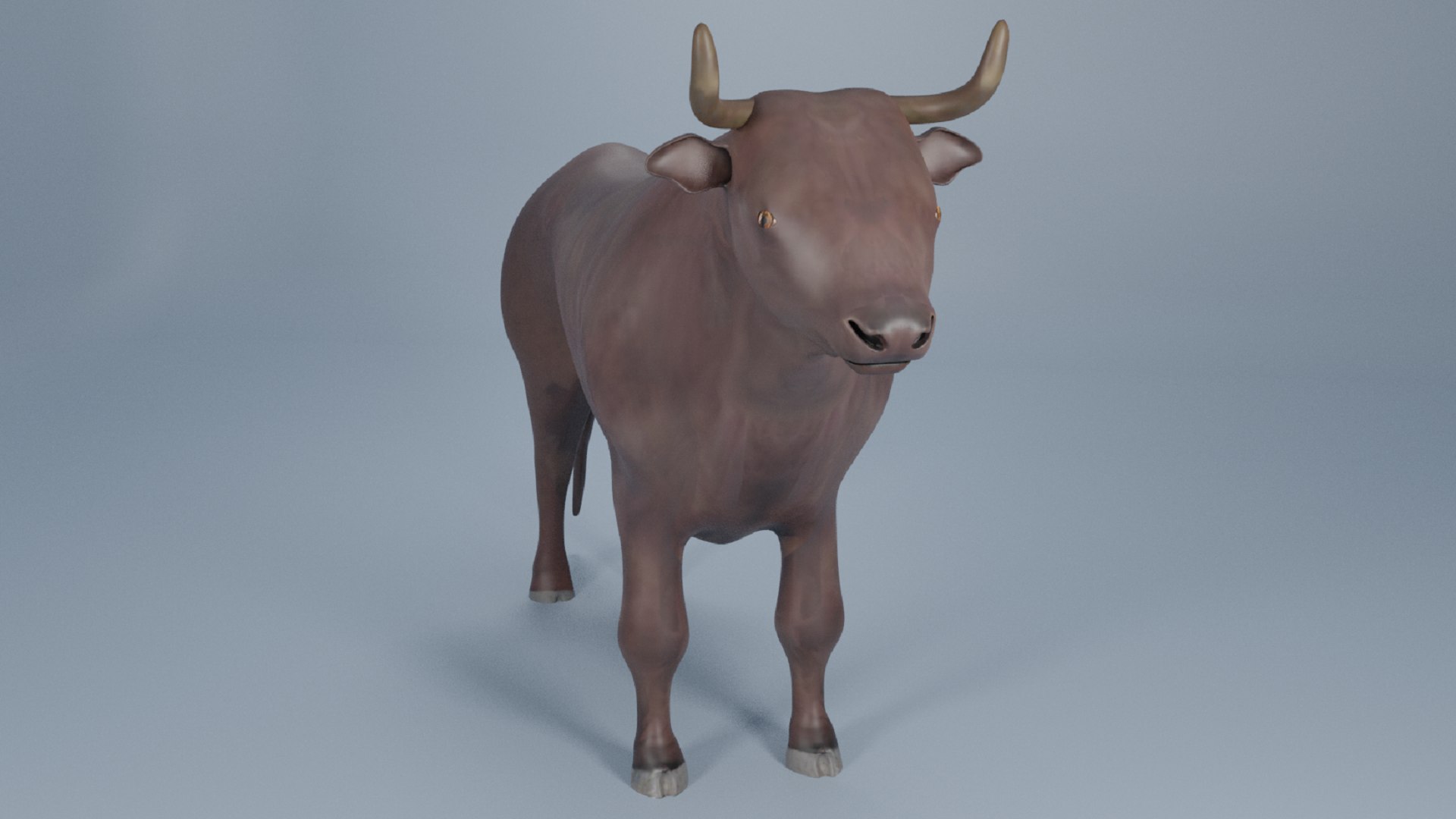 3D Bull Model - TurboSquid 1945914