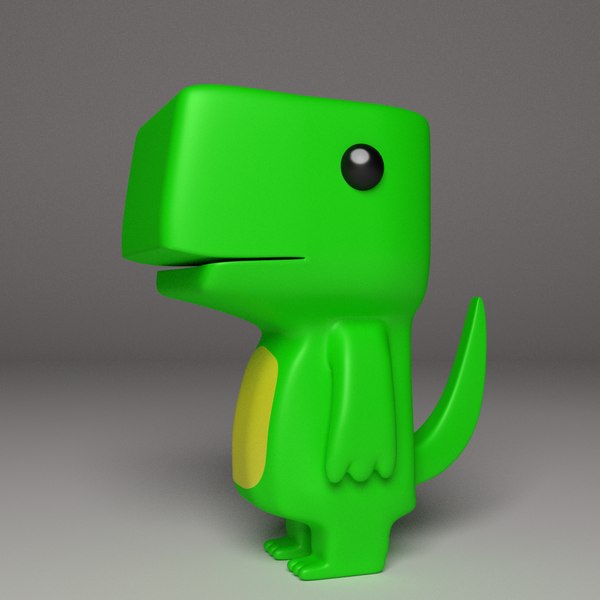 3D Stylized Toy Dino - TurboSquid 1892414