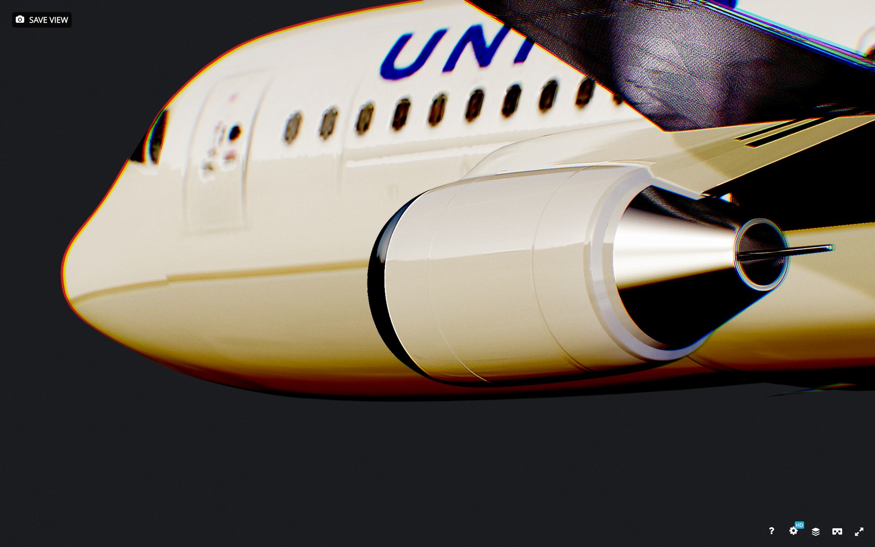 3D Airbus A320 United Airlines Airplane Model - TurboSquid 1885958