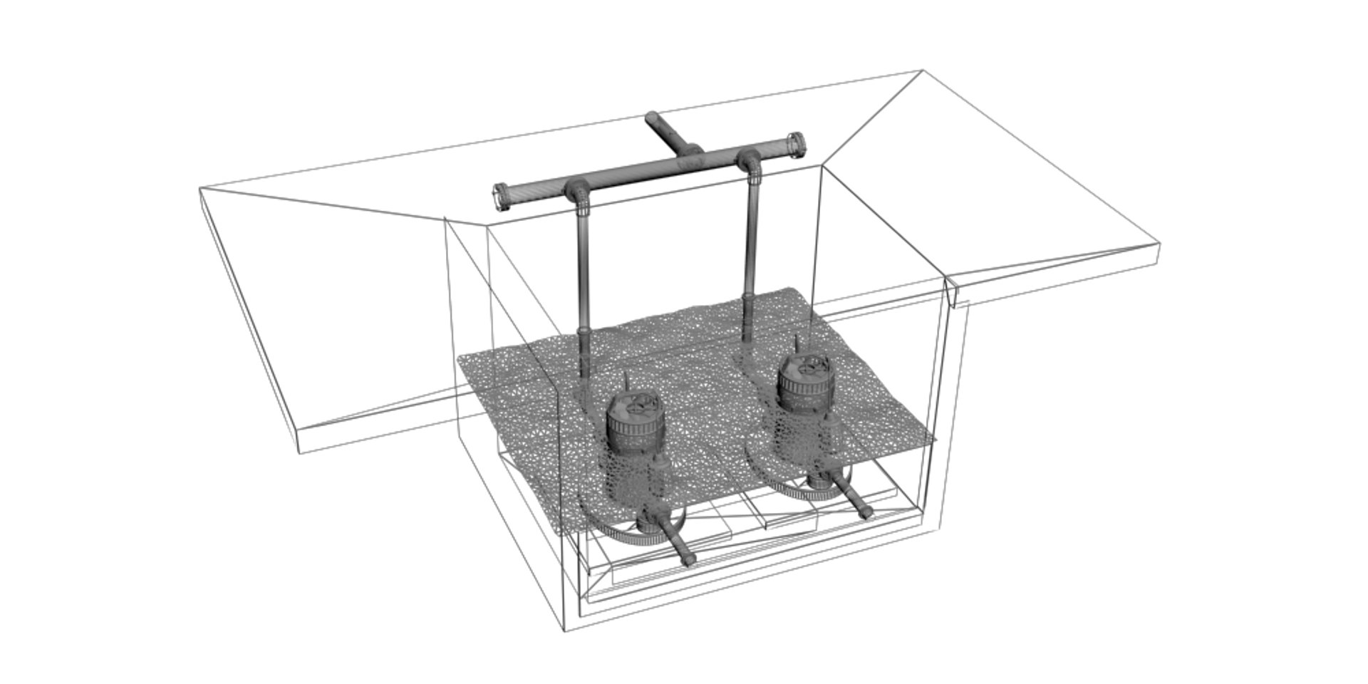 Sump Pump Submersible 3D Model - TurboSquid 1269537