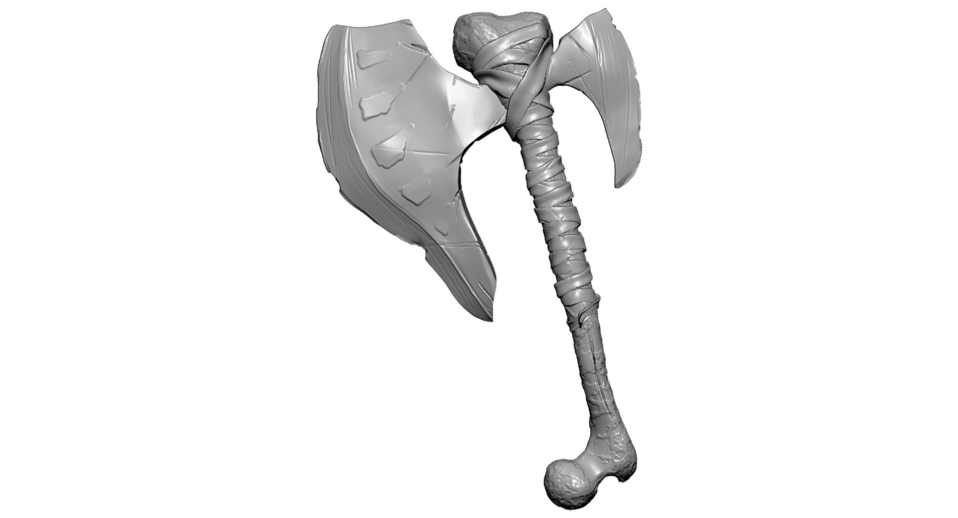 Free 3D bone axe - TurboSquid 1313898