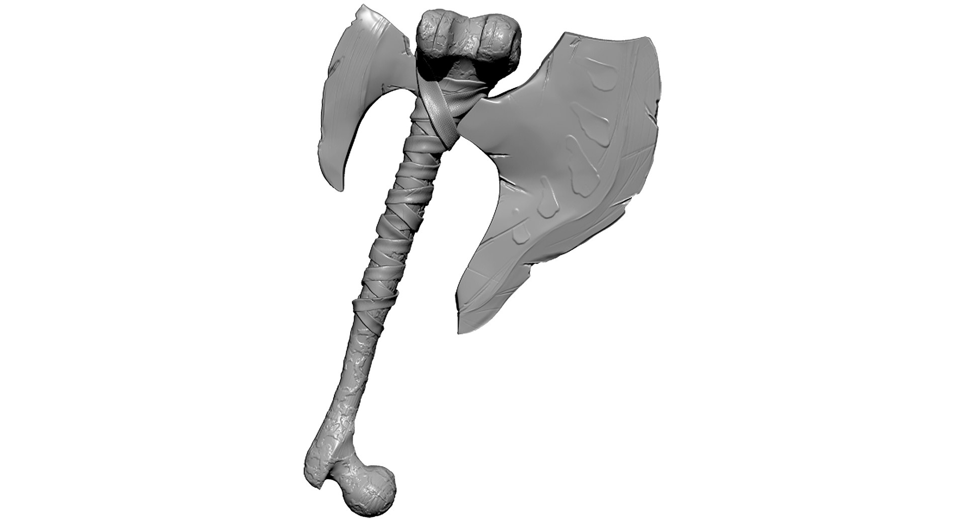 Free 3D bone axe - TurboSquid 1313898