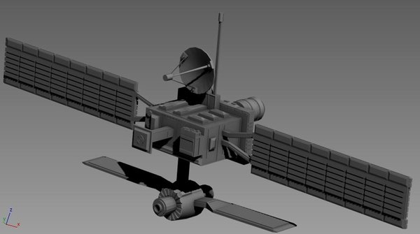space satellite spacecraft 3d 3ds