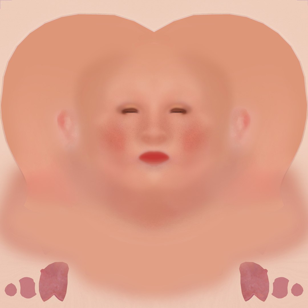 3D Cartoon Girl-Janey Rigged 3D Model model - TurboSquid 2099855