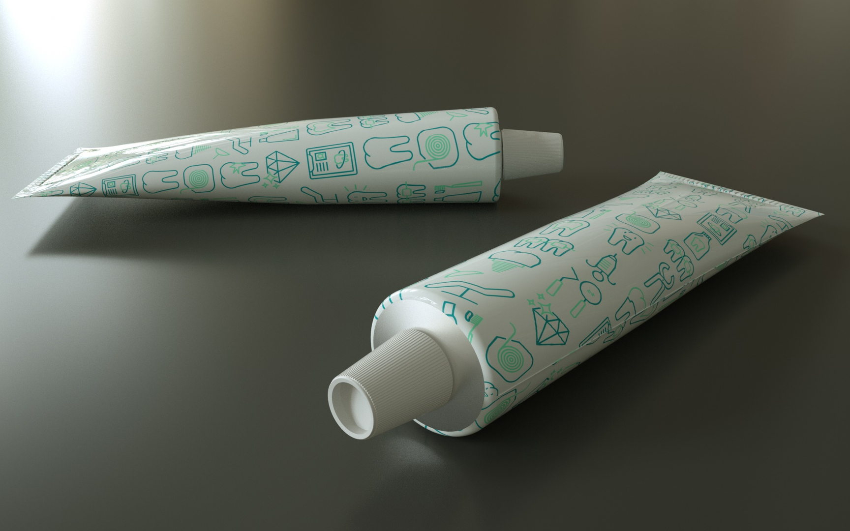3D toothpaste tube model - TurboSquid 1651008