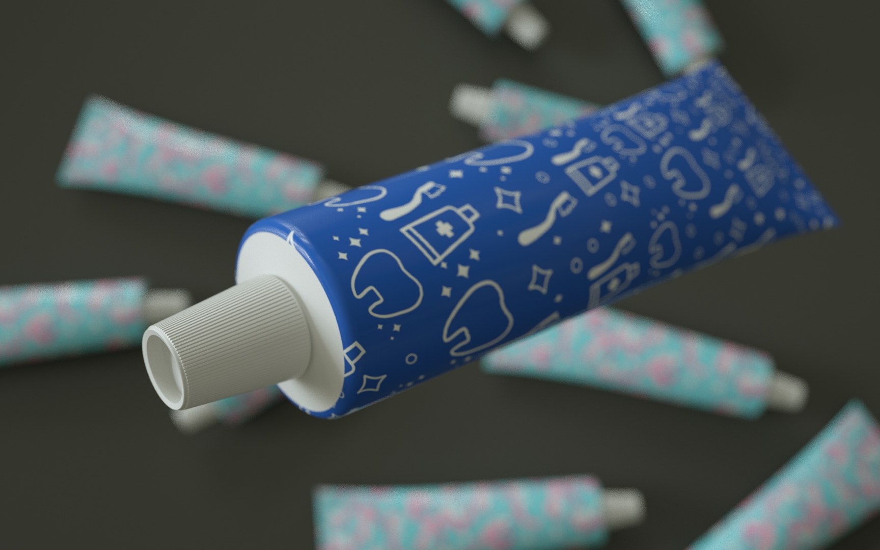 3D Toothpaste Tube Model - TurboSquid 1651008