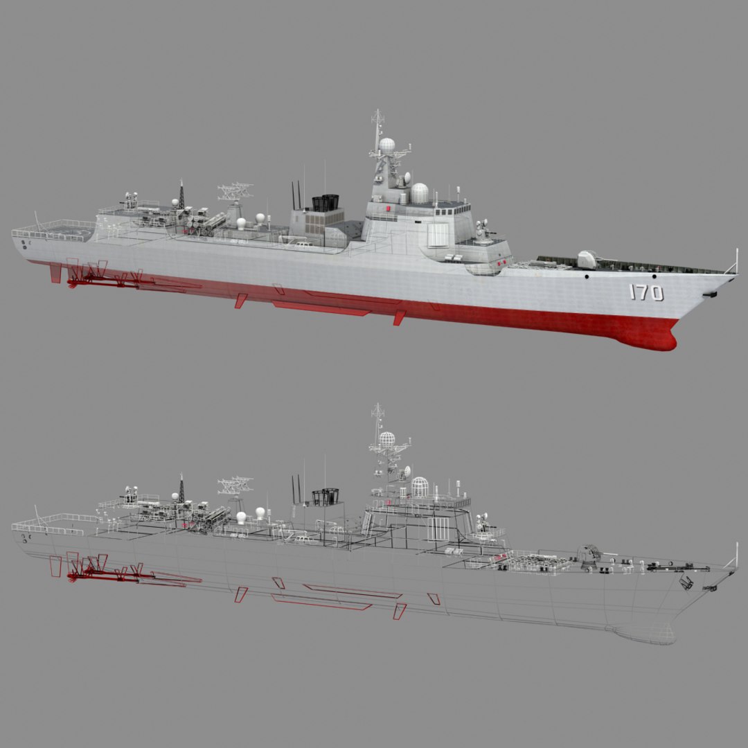 3d Type 052c Destroyer