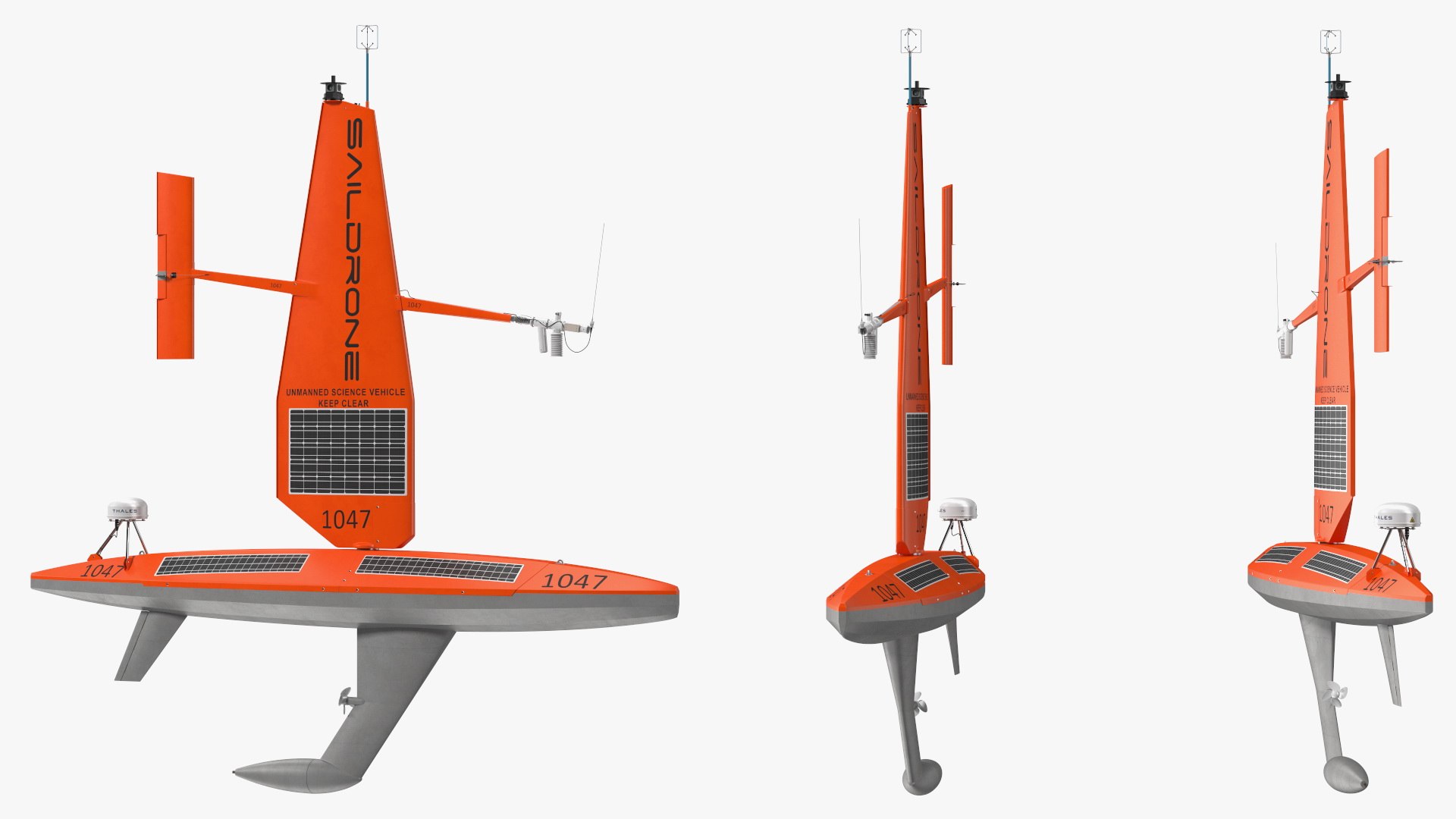 Saildrone Uncrewed Surface Vehicle Rigged 3D - TurboSquid 1952844