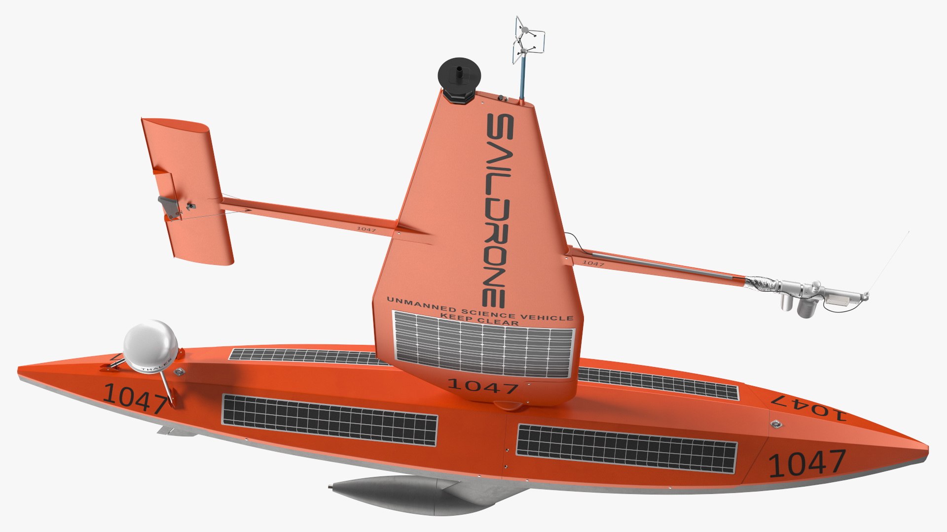Saildrone Uncrewed Surface Vehicle Rigged 3D - TurboSquid 1952844