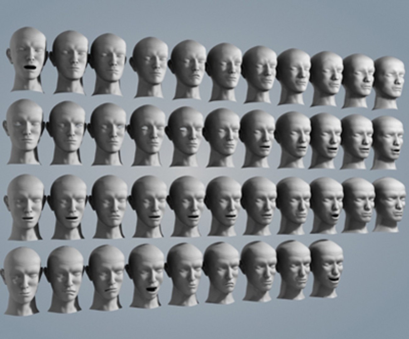 man face 3d model