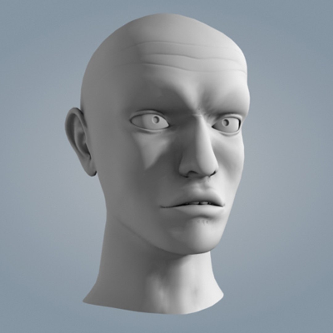 man face 3d model