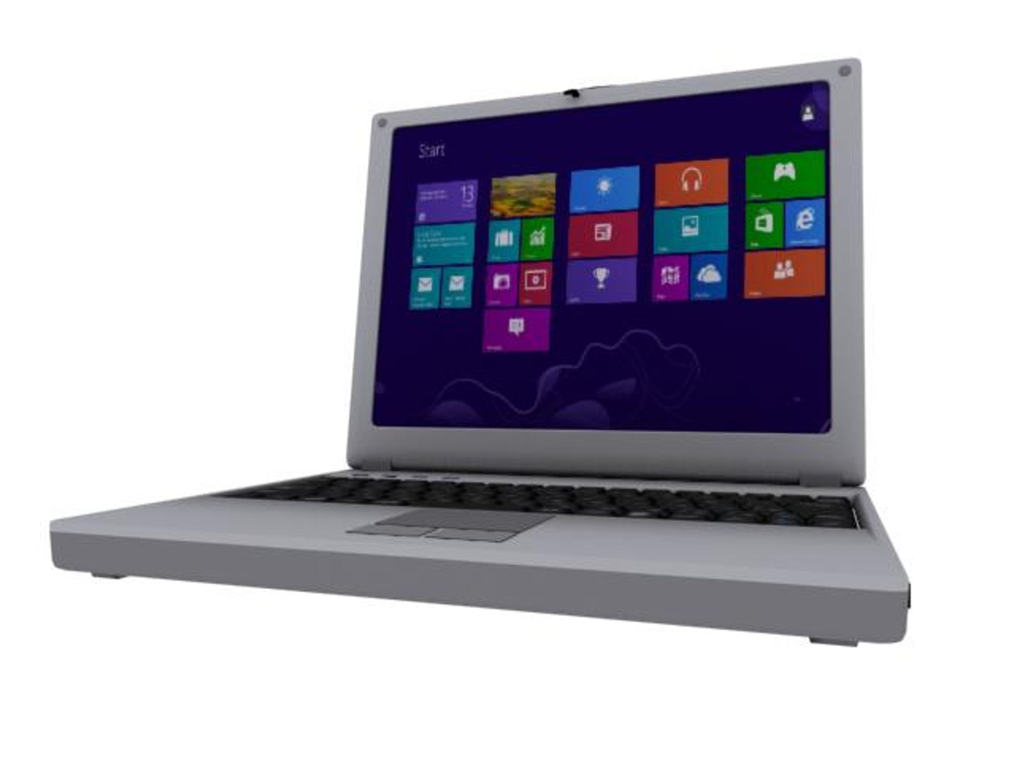 laptop computer 3d model