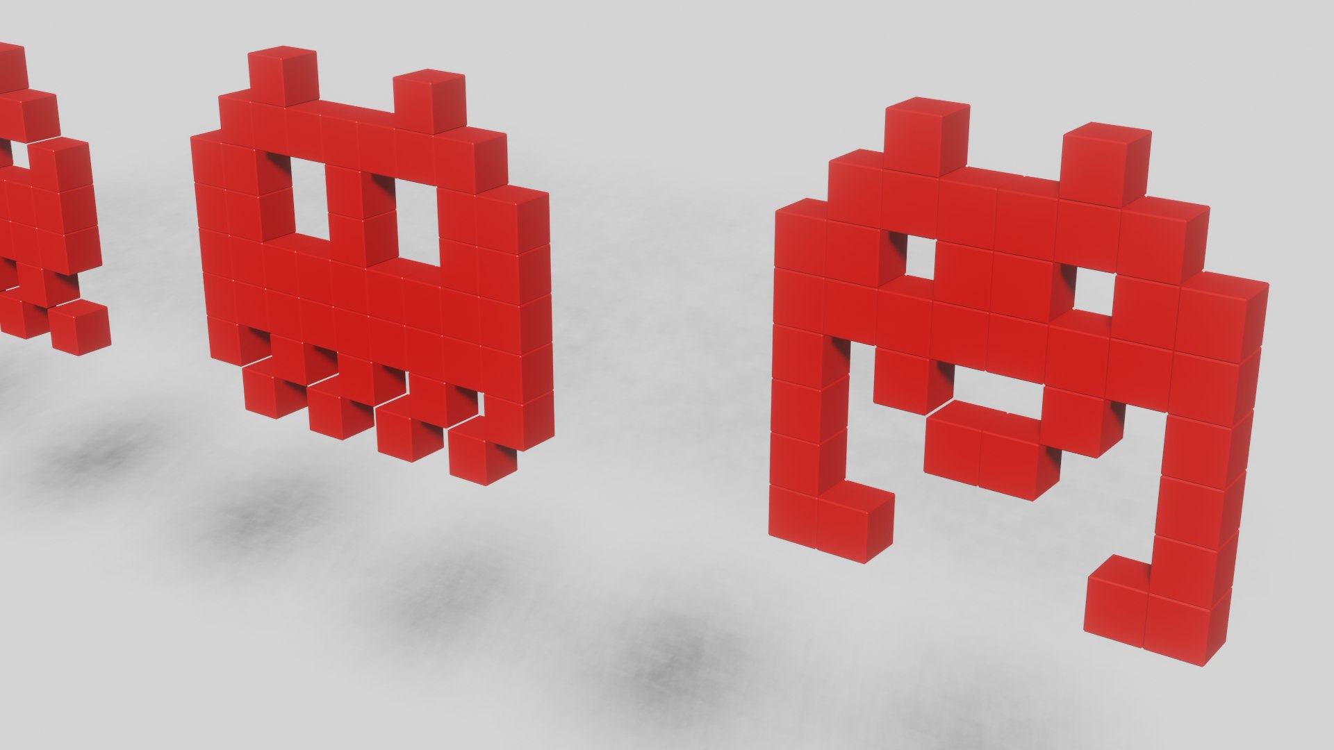 3D Space Invaders 3D Icons Model - TurboSquid 1883402