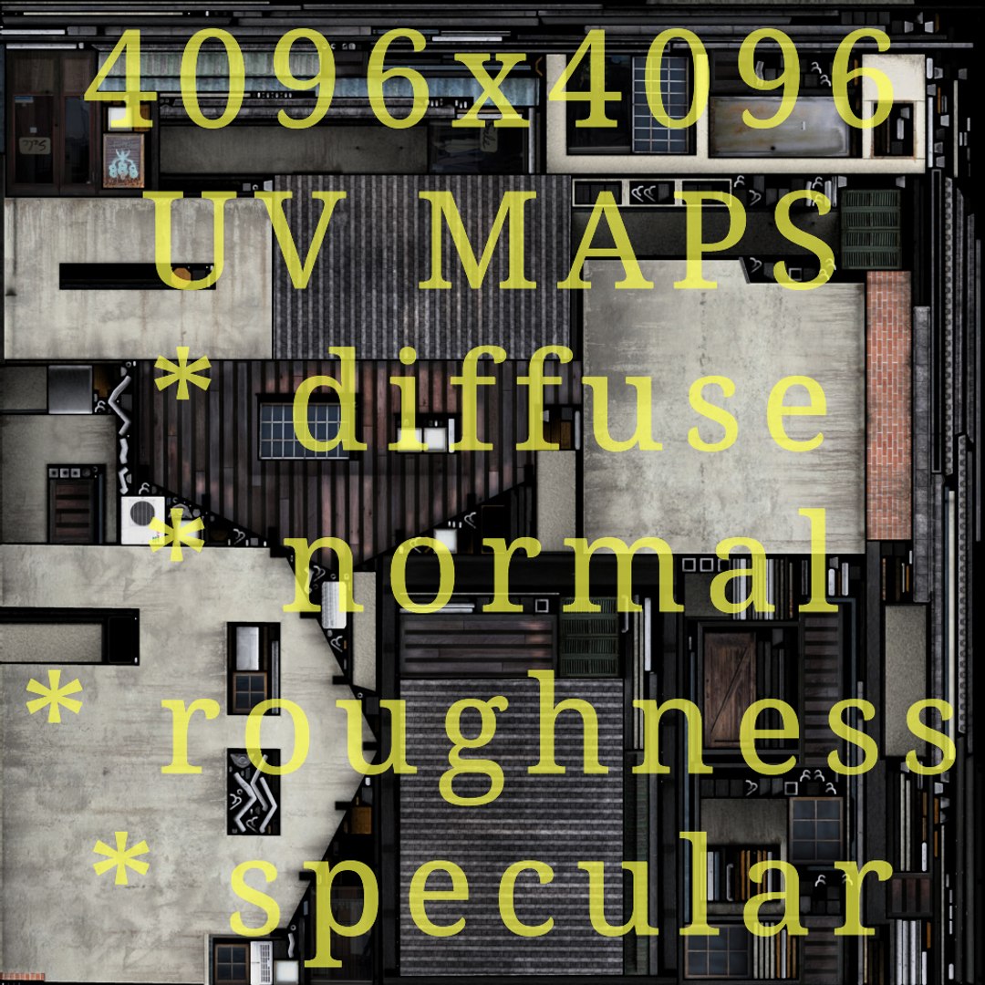 Old Japanese Store Building 3D Model - TurboSquid 2423074