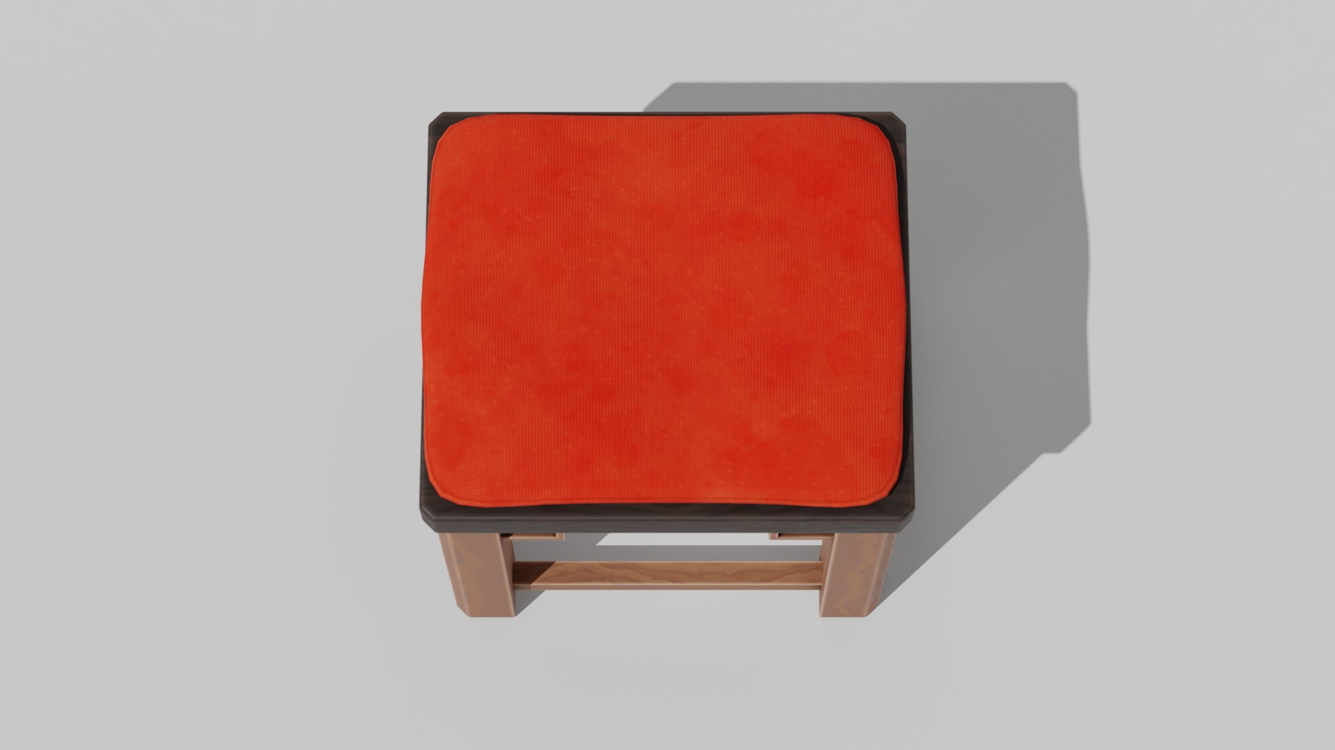 Japanese Furniture Kit - Stool With Pillow 3D Model - TurboSquid 1951951
