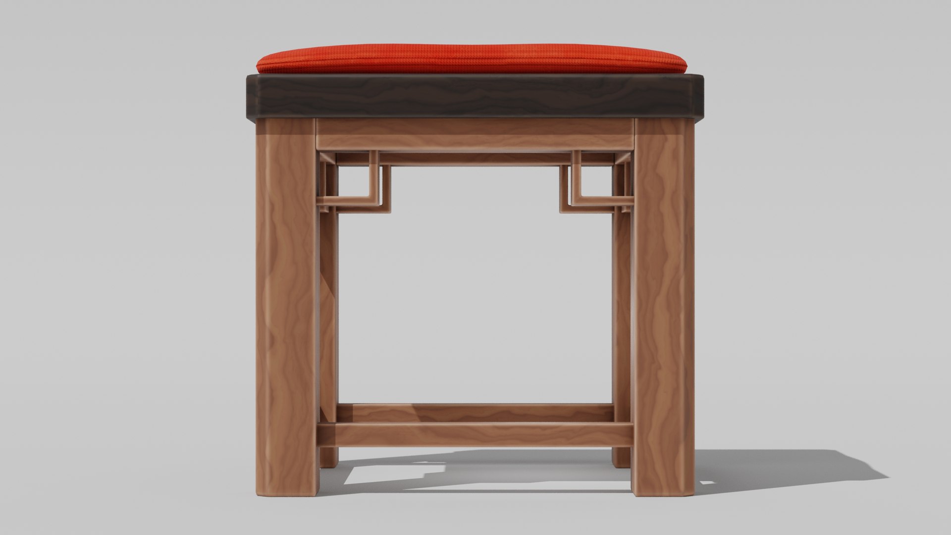 Japanese Furniture Kit - Stool With Pillow 3D Model - TurboSquid 1951951