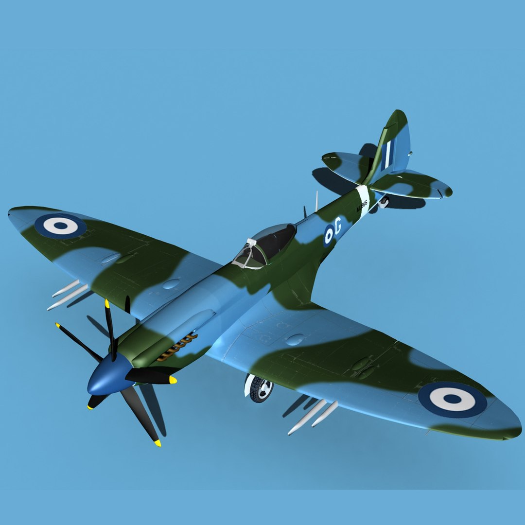 Supermarine Spitfire Mk XXII V14 Greece 3D - TurboSquid 1925748