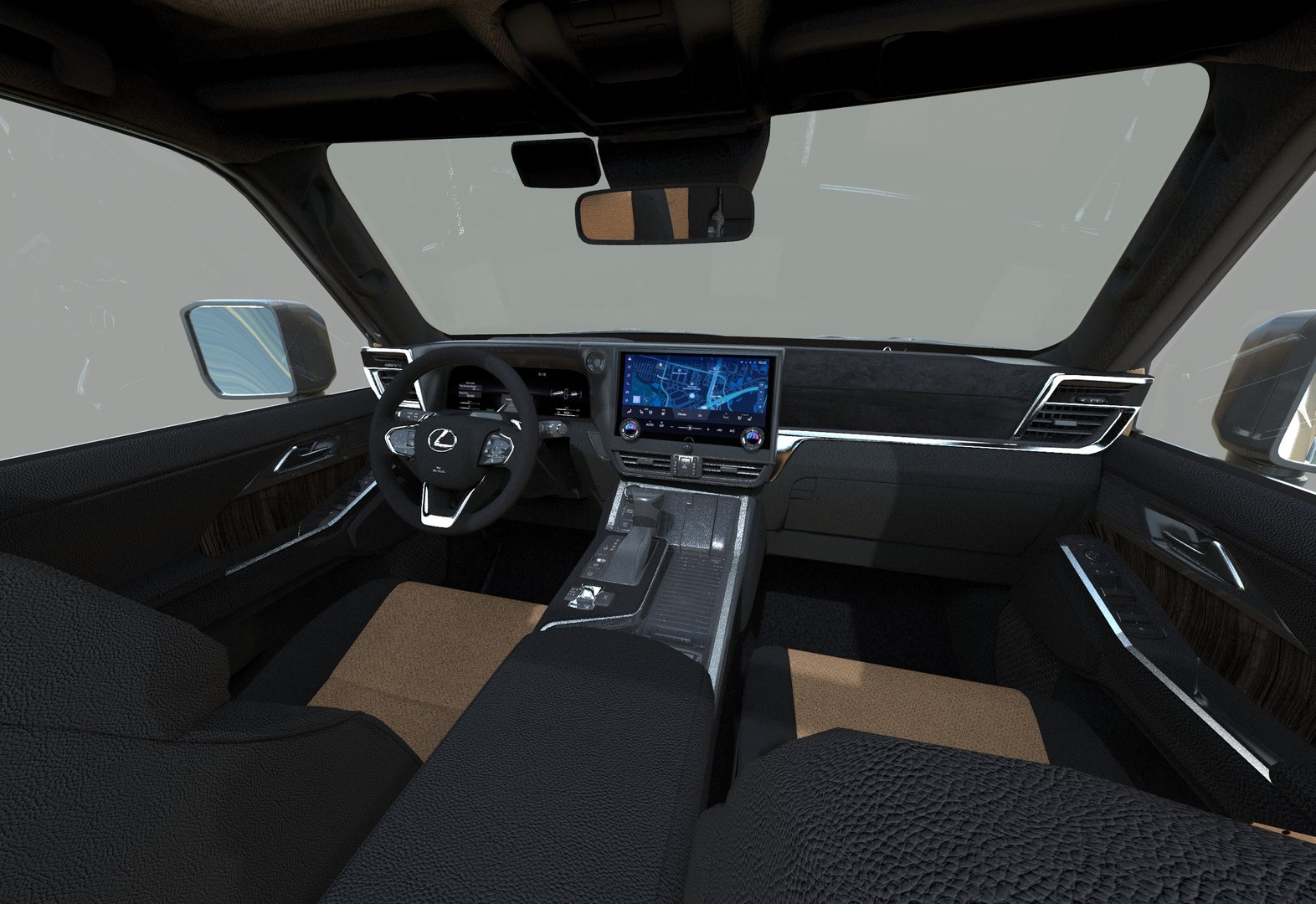 Lexus GX 2024 HQ Interior 3D Model - TurboSquid 2212136