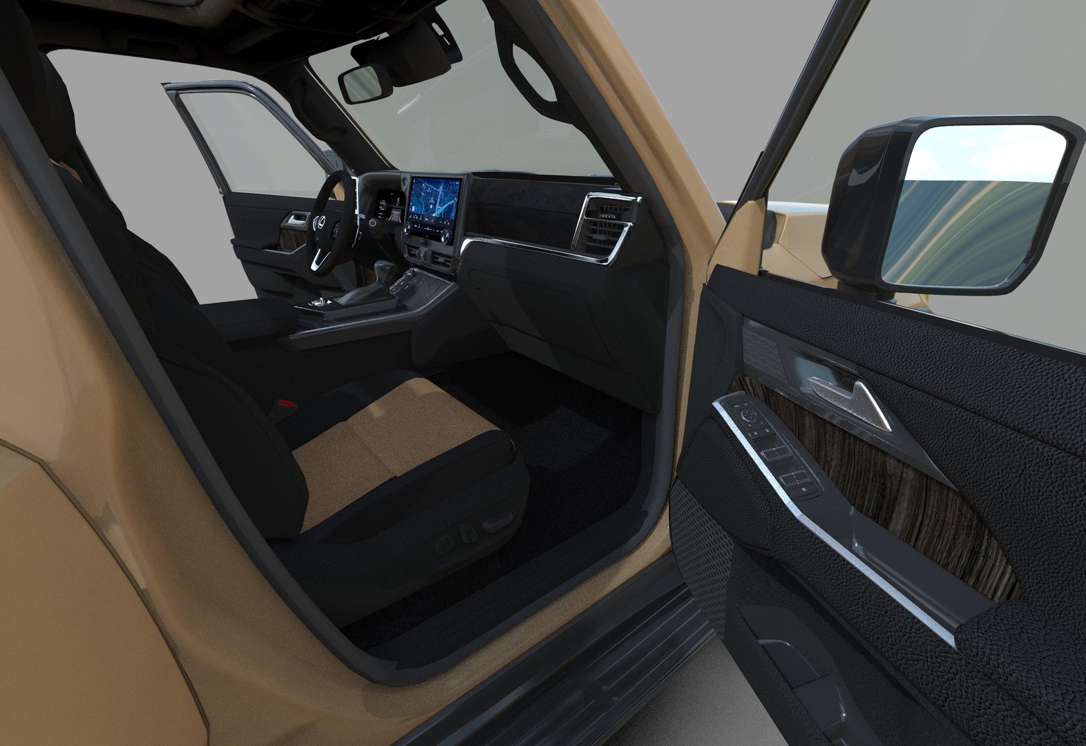 Lexus GX 2024 HQ Interior 3D Model - TurboSquid 2212136