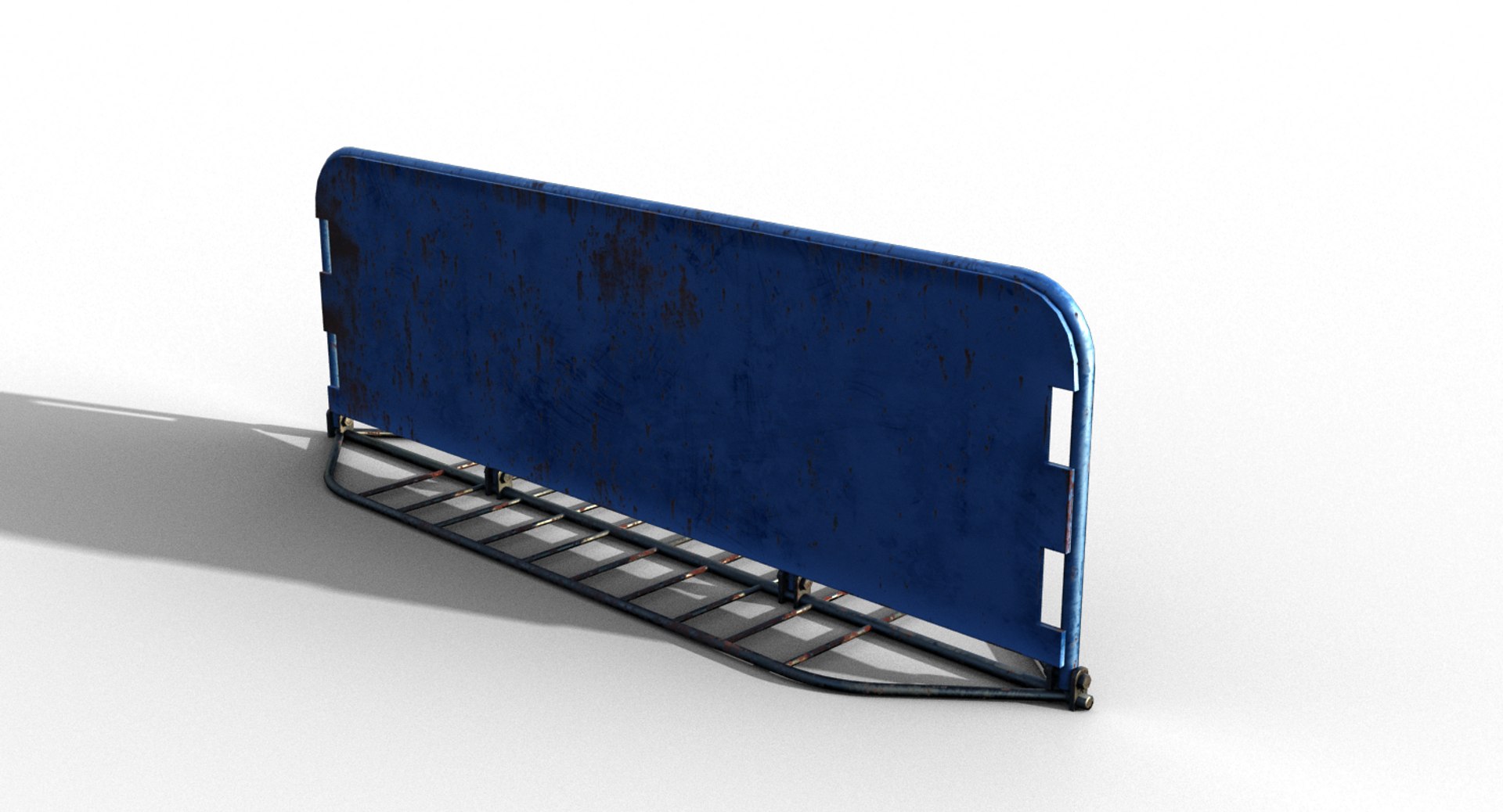 Metal Barricade 3D Model - TurboSquid 1230462