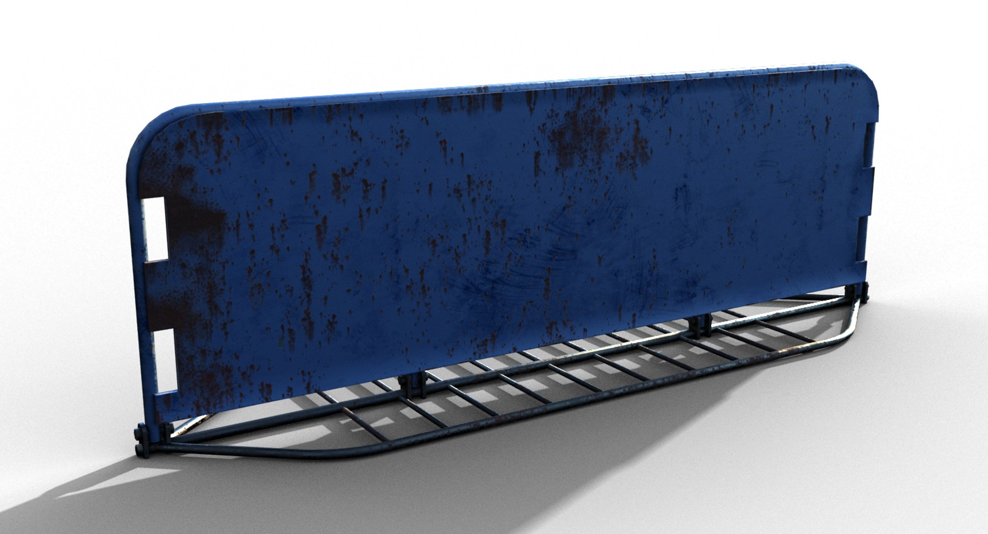 Metal Barricade 3D Model - TurboSquid 1230462
