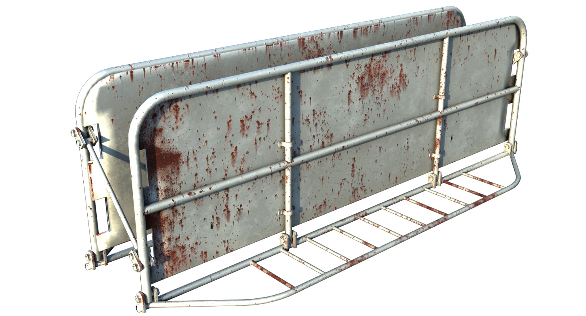 Metal Barricade 3D Model - TurboSquid 1230462
