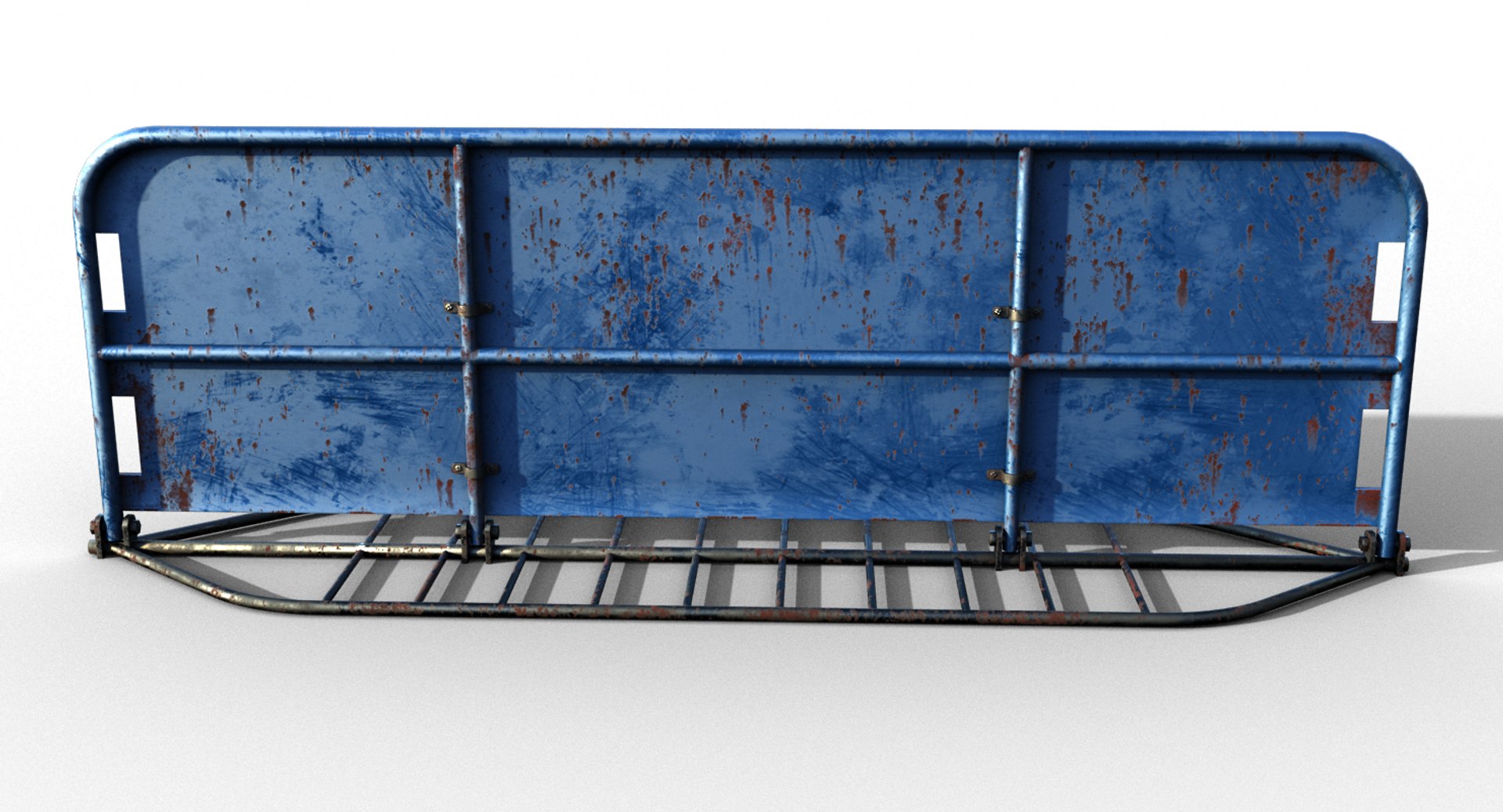Metal Barricade 3D Model - TurboSquid 1230462