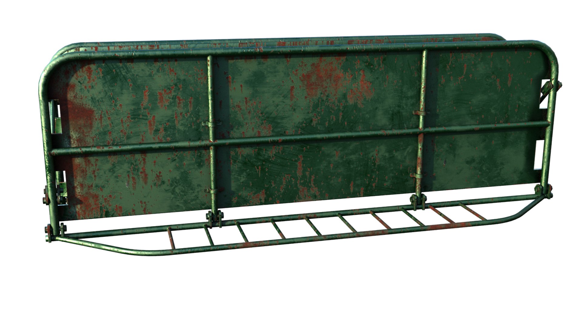 Metal Barricade 3D Model - TurboSquid 1230462