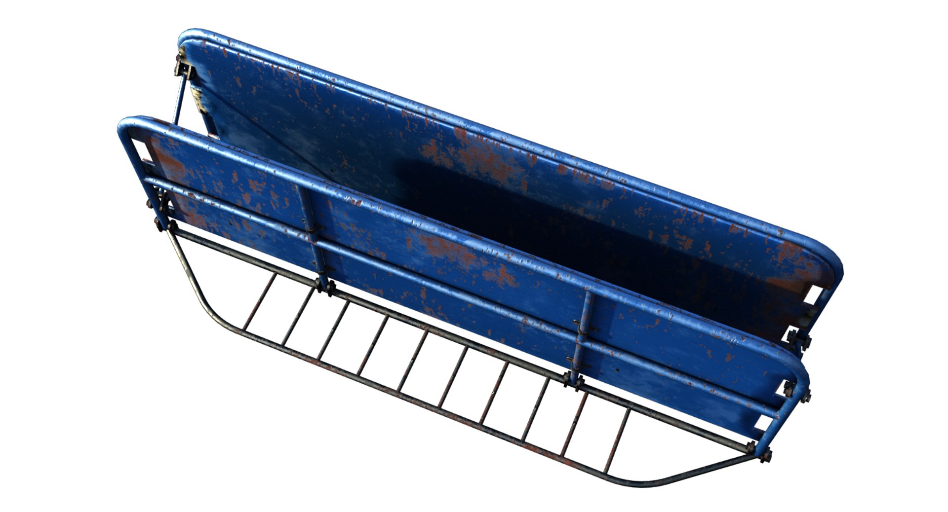 Metal Barricade 3D Model - TurboSquid 1230462