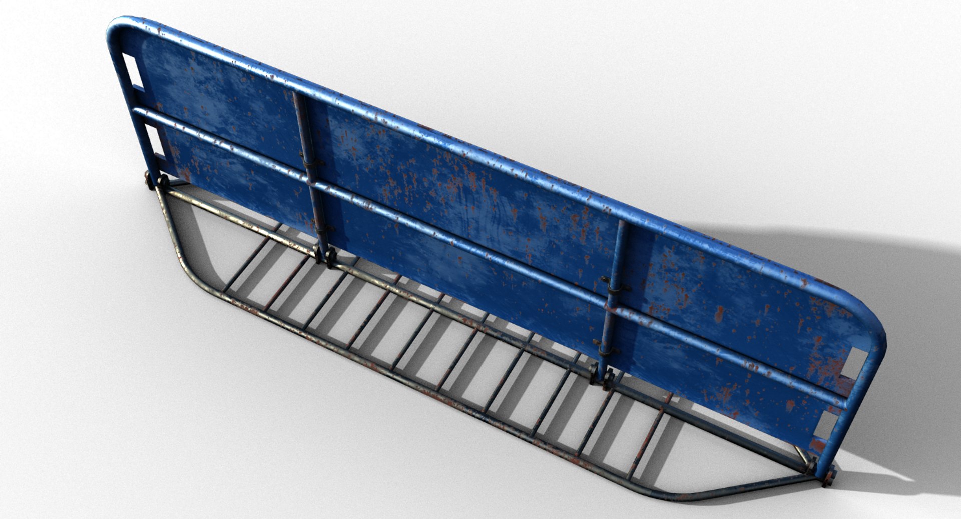 Metal Barricade 3D Model - TurboSquid 1230462