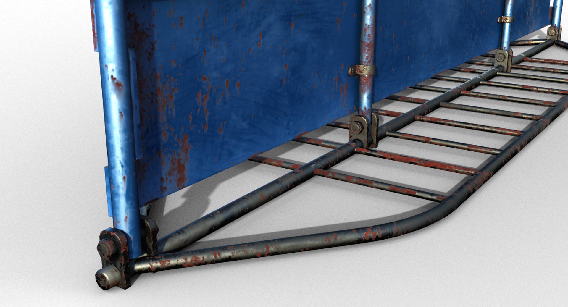 Metal Barricade 3D Model - TurboSquid 1230462