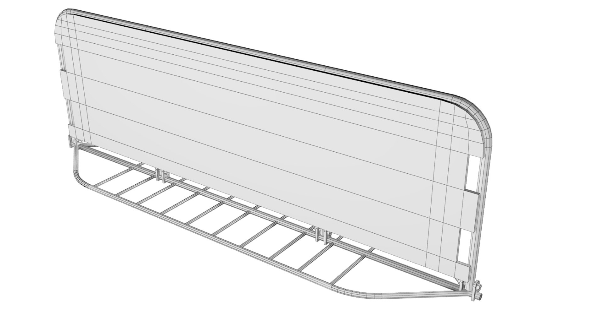 Metal Barricade 3D Model - TurboSquid 1230462