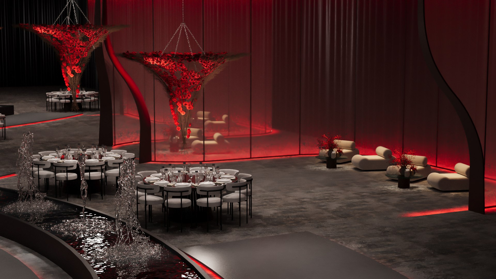 3D Model Red Rose Wedding Project - TurboSquid 2258632