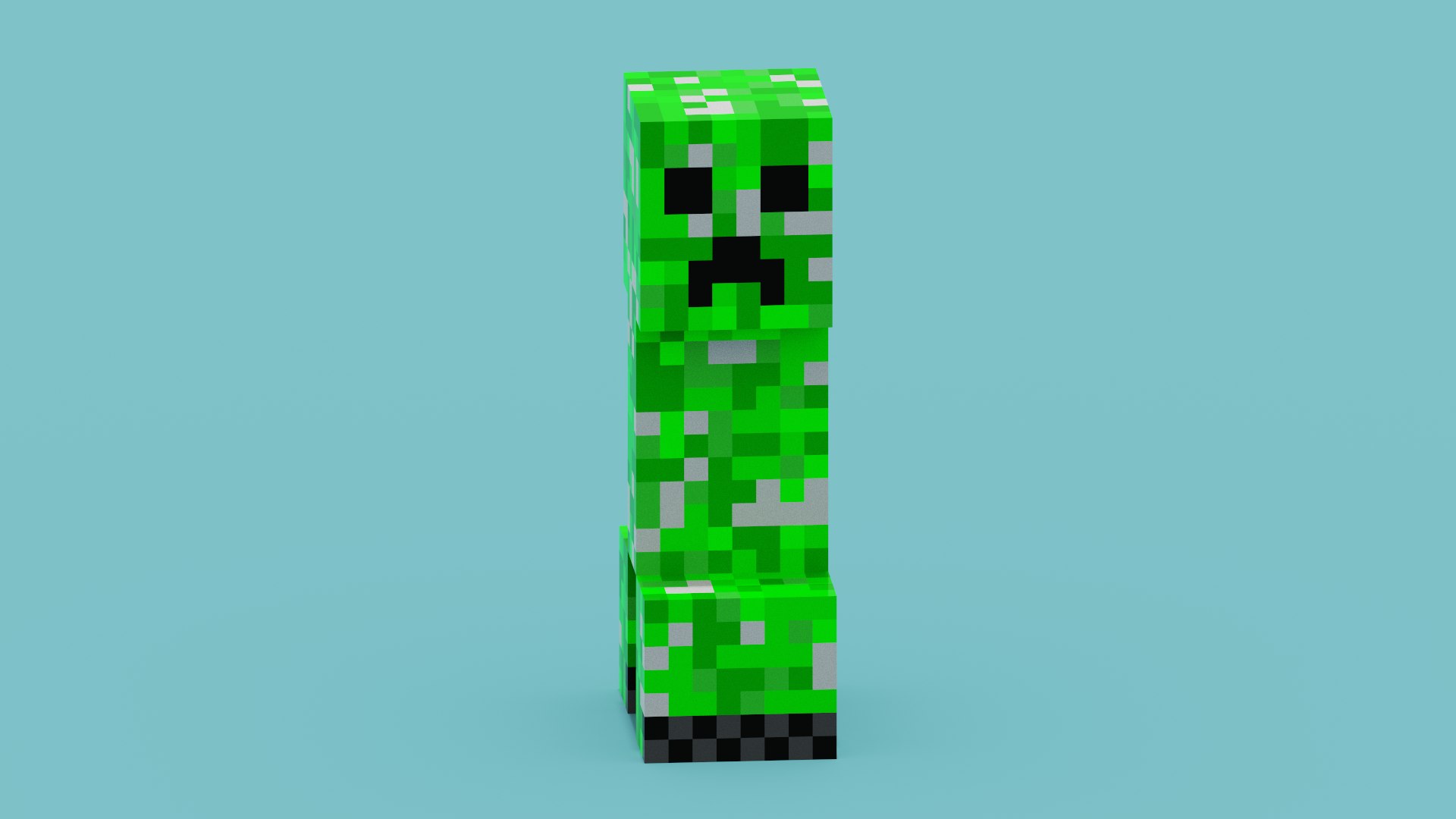 Creeper Minecraft 3D Model - TurboSquid 1962603