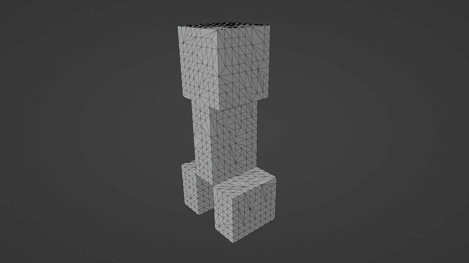 Creeper Minecraft 3D Model - TurboSquid 1962603