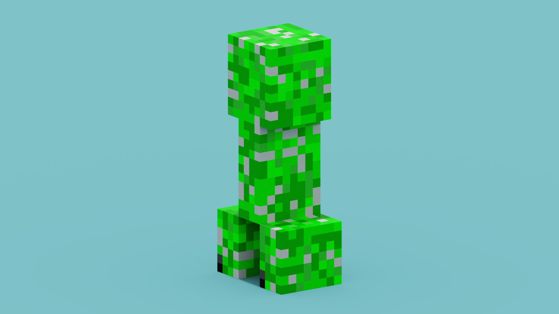 Creeper Minecraft 3D Model - TurboSquid 1962603