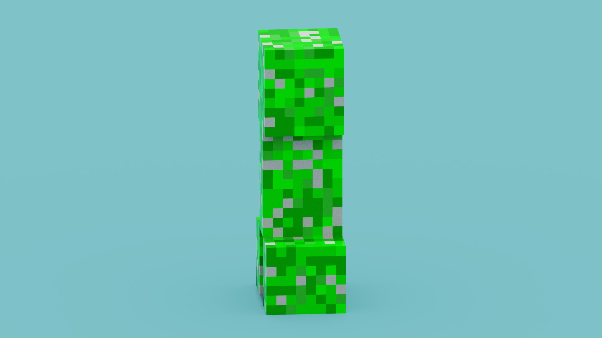 Creeper Minecraft 3D Model - TurboSquid 1962603