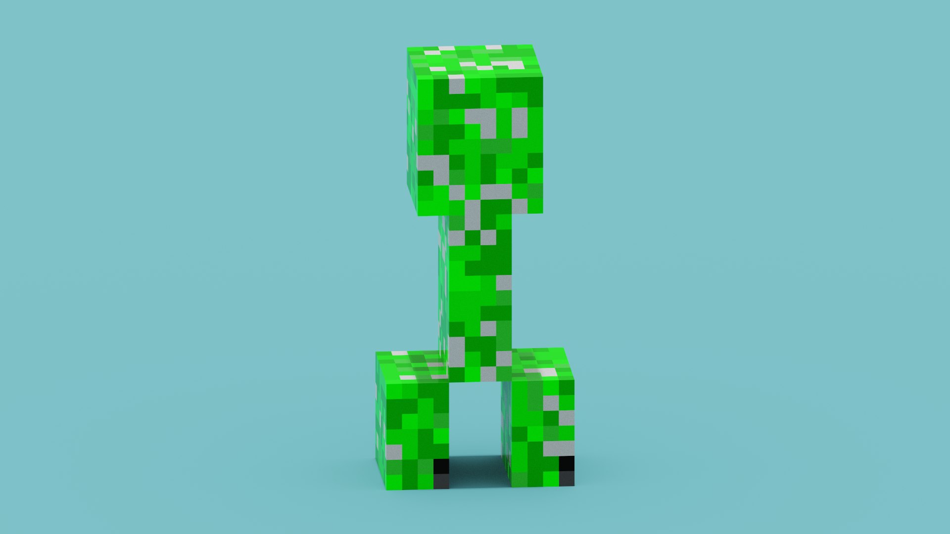 Creeper Minecraft 3D Model - TurboSquid 1962603
