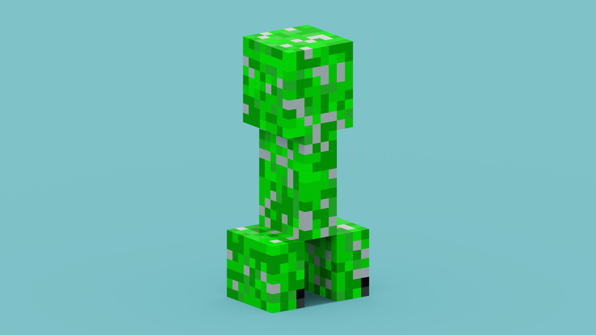 Creeper Minecraft 3D Model - TurboSquid 1962603