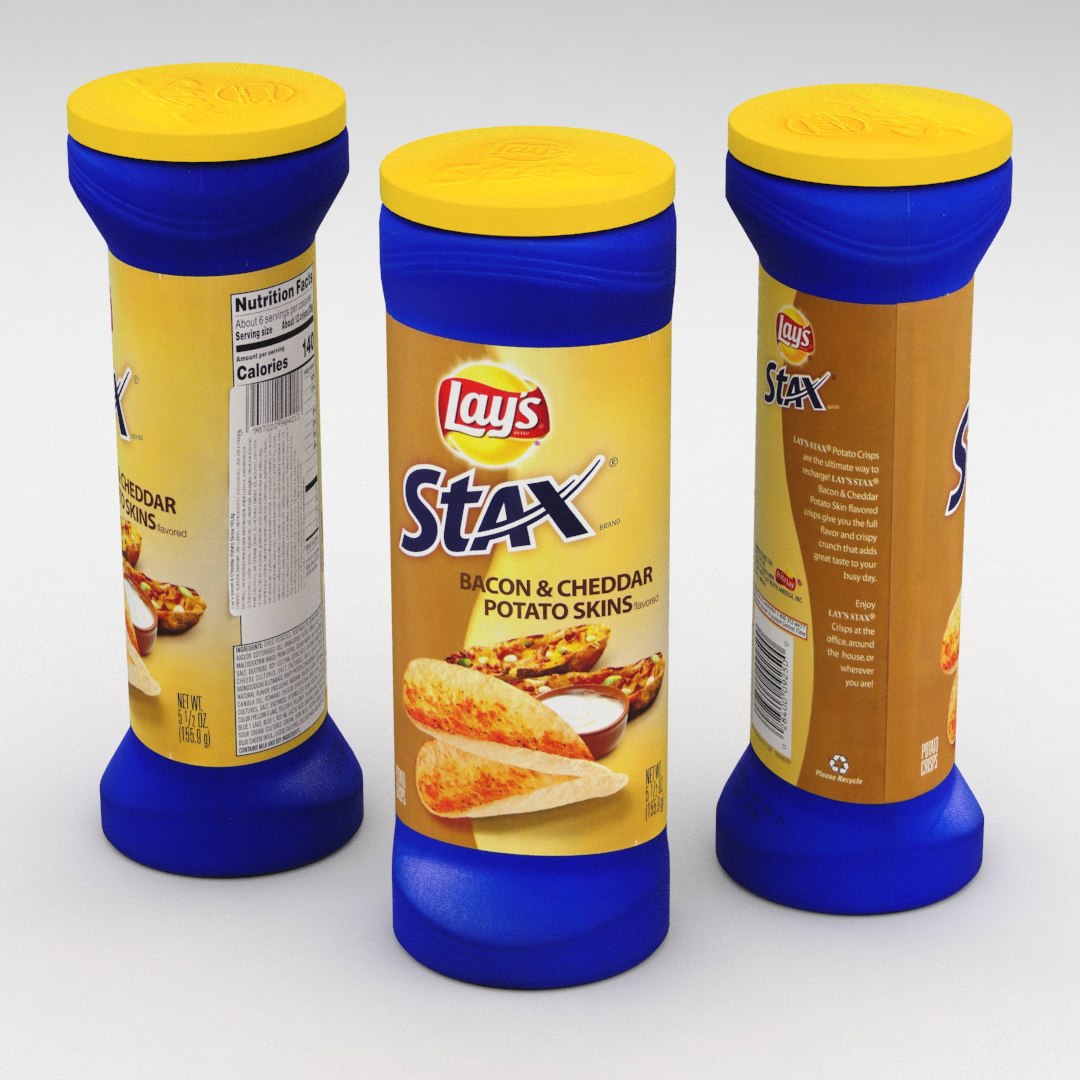 Potato Chips 3D Model - TurboSquid 1597475